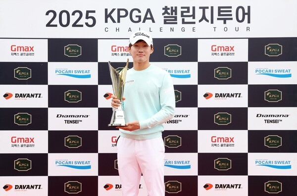 KPGA 투어 '첫 입성' 성준민, 챌린지투어 4회 대회 우승… 기상악화로 축소 진행